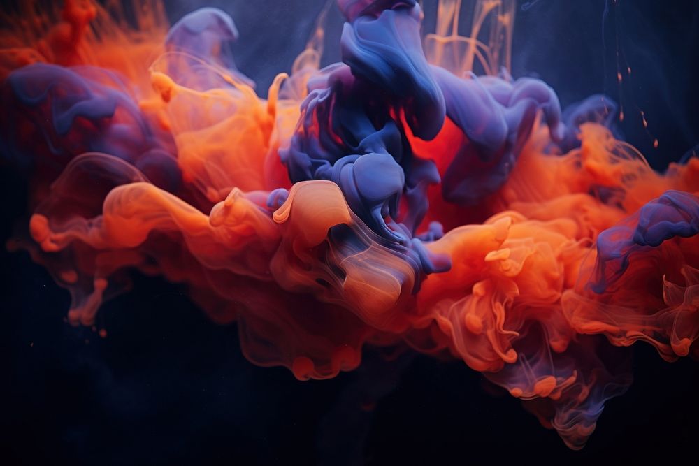Ink flowing underwater smoke backgrounds. | Free Photo - rawpixel