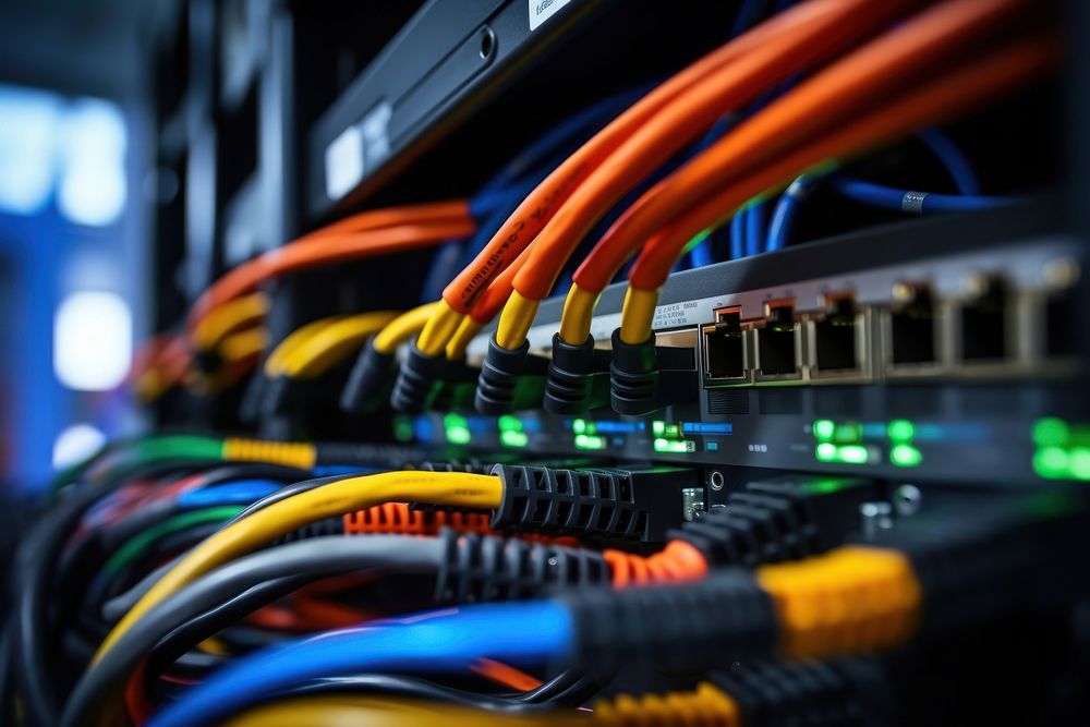 Server network panel computer cable | Premium Photo - rawpixel