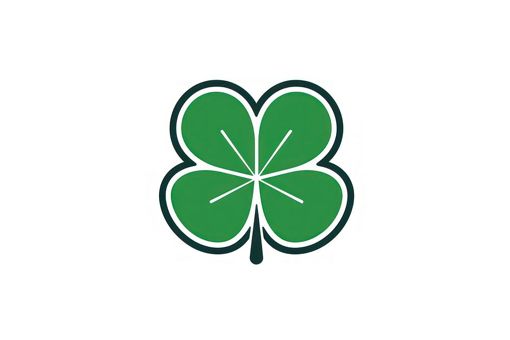 Clover leaf symbol green logo. | Premium Photo Illustration - rawpixel