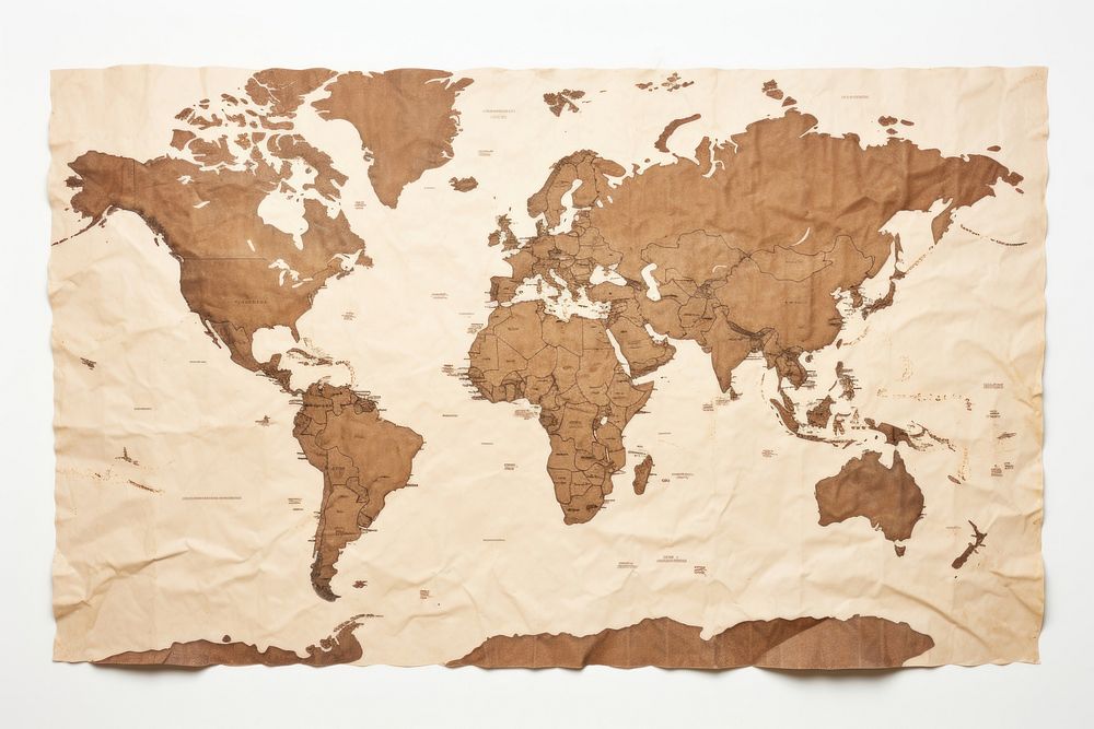 vintage paper map topography textured | Free Photo - rawpixel