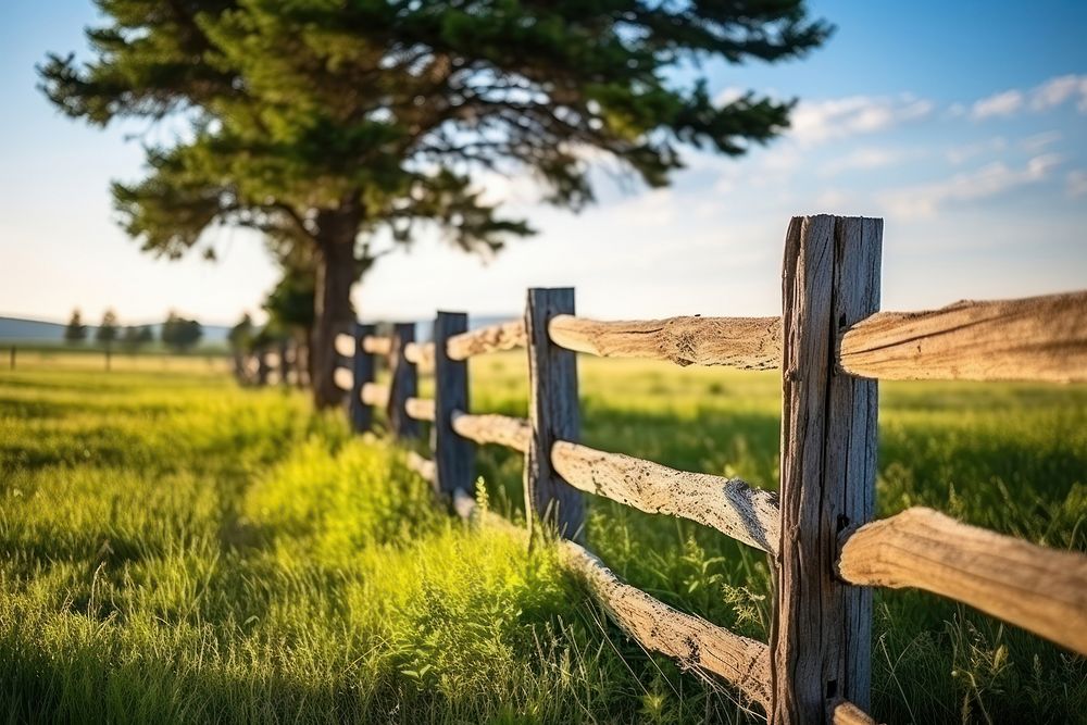 Landscape outdoors nature fence. | Premium Photo - rawpixel