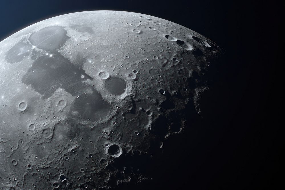 Moon astronomy outdoors nature. AI | Free Photo - rawpixel