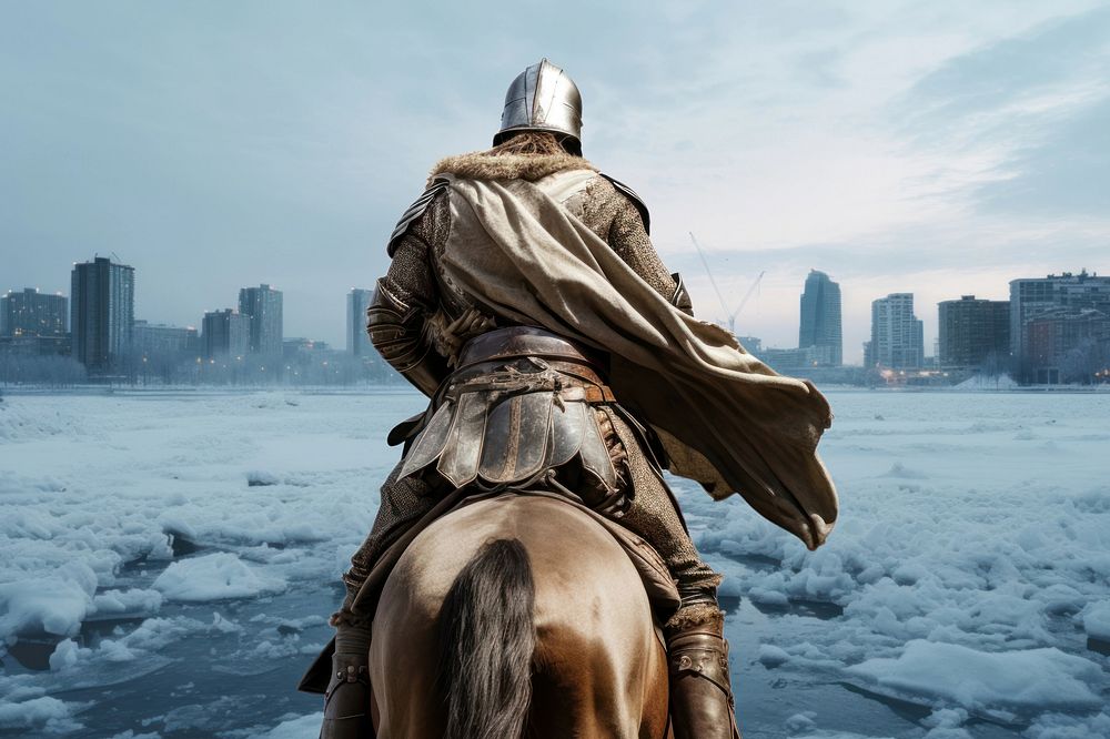 Time travel knight fantasy remix | Free Photo Illustration - rawpixel