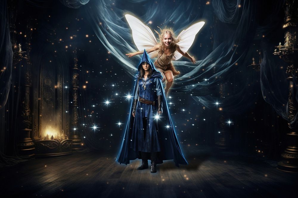 Wizard & fairy duo fantasy | Premium Photo Illustration - rawpixel