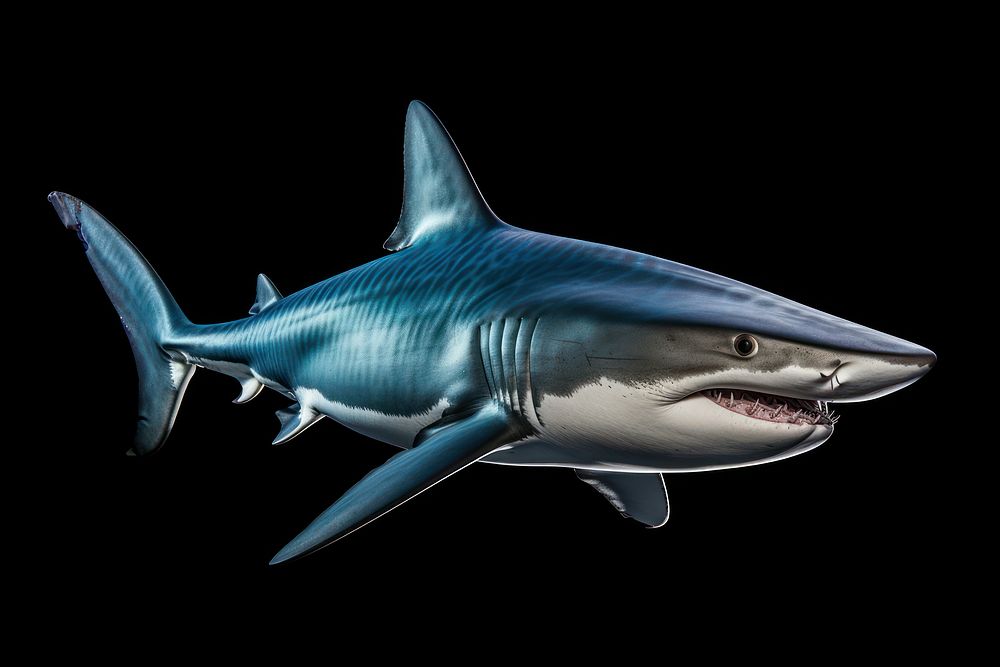 Blue shark animal fish underwater. | Premium Photo - rawpixel