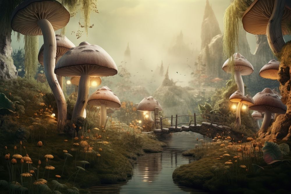 Mushroom landscape outdoors nature | Premium Photo - rawpixel
