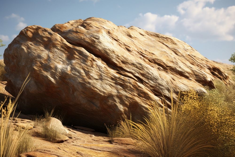 Savanna rock wilderness landscape. AI | Premium Photo - rawpixel