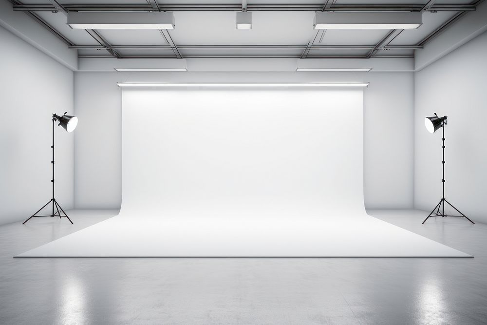 Photo studio lighting screen white. | Premium Photo - rawpixel