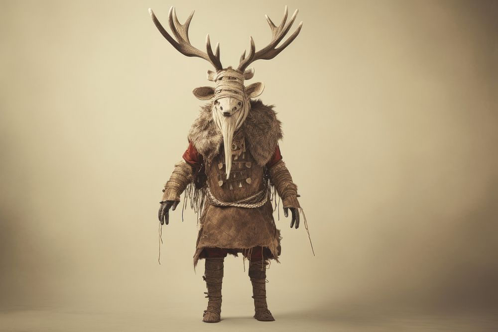 Scandinavian folklore creature fantasy antler | Premium Photo - rawpixel