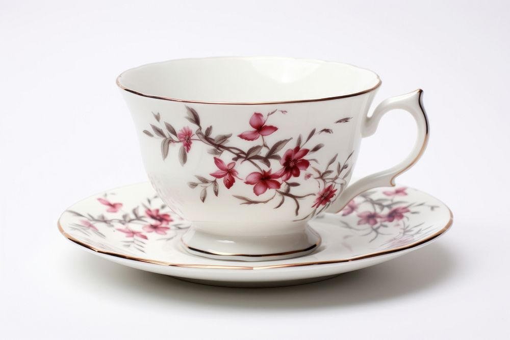 Chinaware porcelain saucer drink. AI | Free Photo - rawpixel