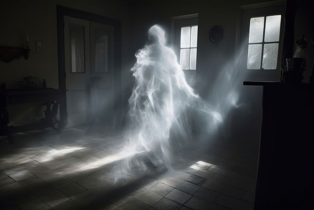 Ghost shadow adult architecture illuminated. | Premium Photo - rawpixel