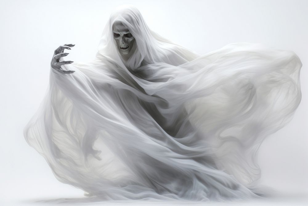 Ghost spirit drawing sketch white. | Premium Photo - rawpixel