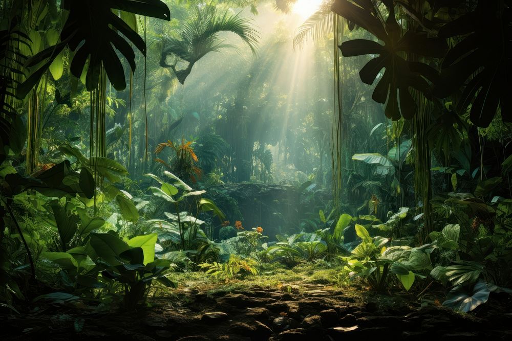 Jungle vegetation outdoors woodland | Free Photo - rawpixel