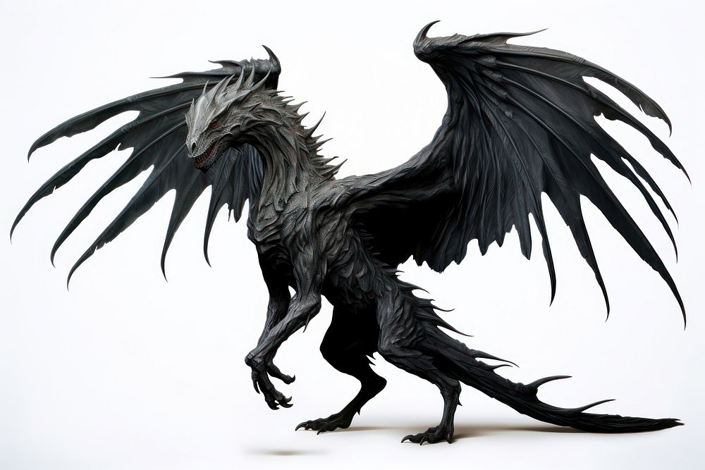 Thestral animal dragon bird. AI | Free Photo - rawpixel