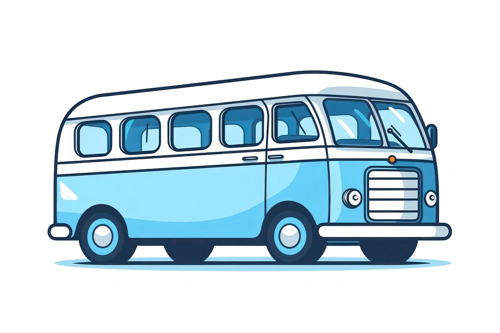 Bus vehicle minibus blue. | Free Photo Illustration - rawpixel