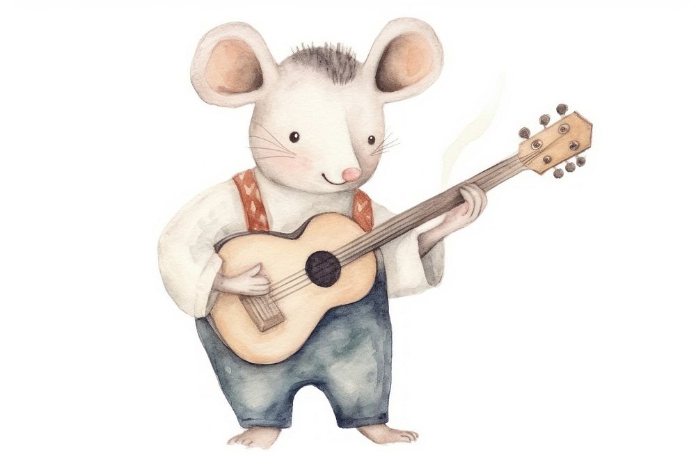 Rat playing music musician cartoon | Premium Photo Illustration - rawpixel