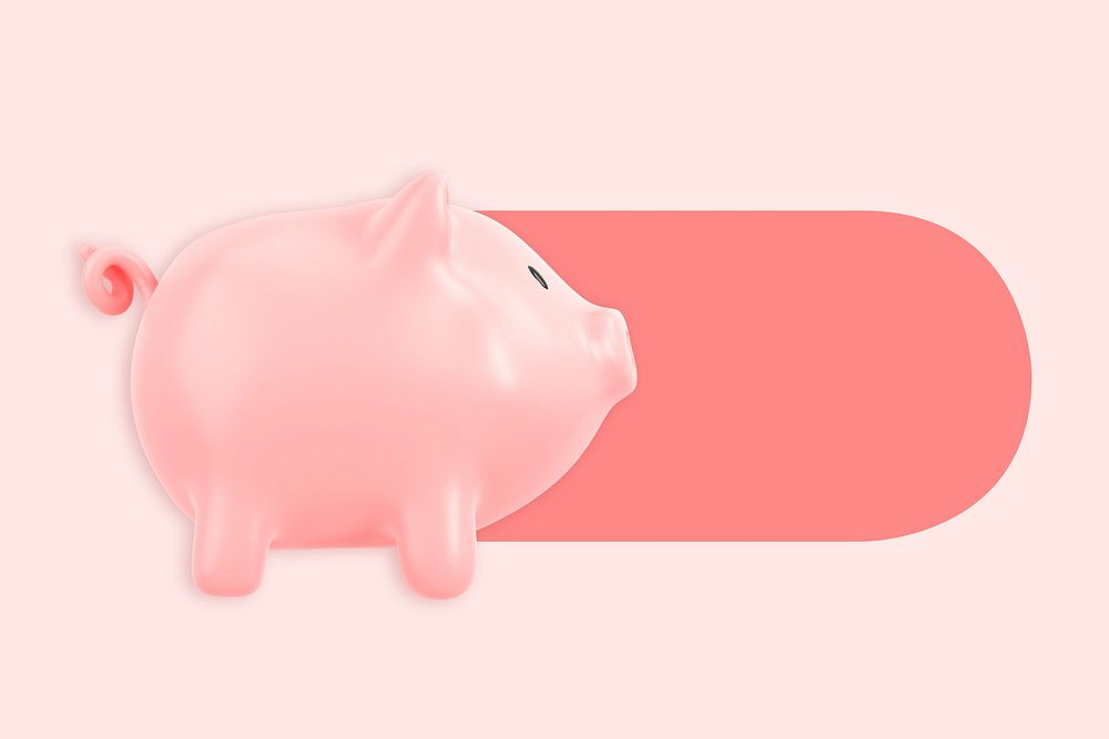 Piggy bank slide icon | Free Photo Illustration - rawpixel