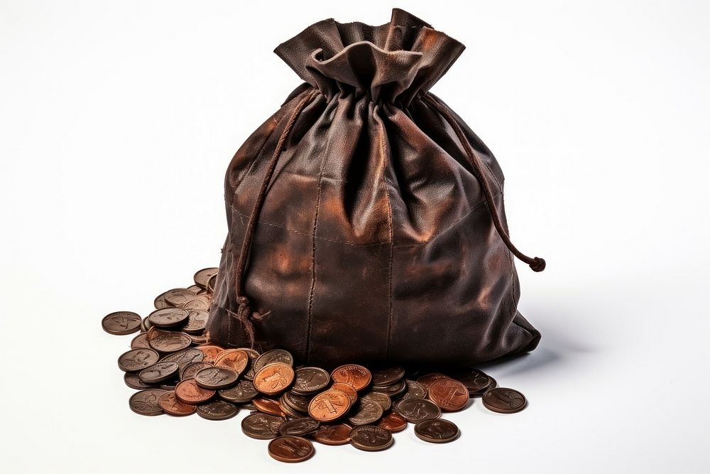 Coin bag leather money. | Free Photo - rawpixel