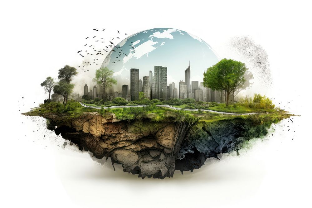 Environment landscape outdoors plant. AI | Free Photo Illustration ...