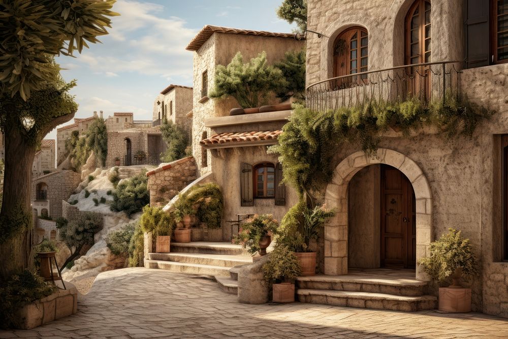 Historic mediterranean city architecture building | Premium Photo ...