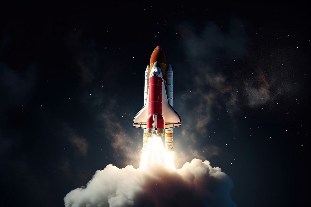 Rocket aircraft vehicle space. AI | Free Photo - rawpixel