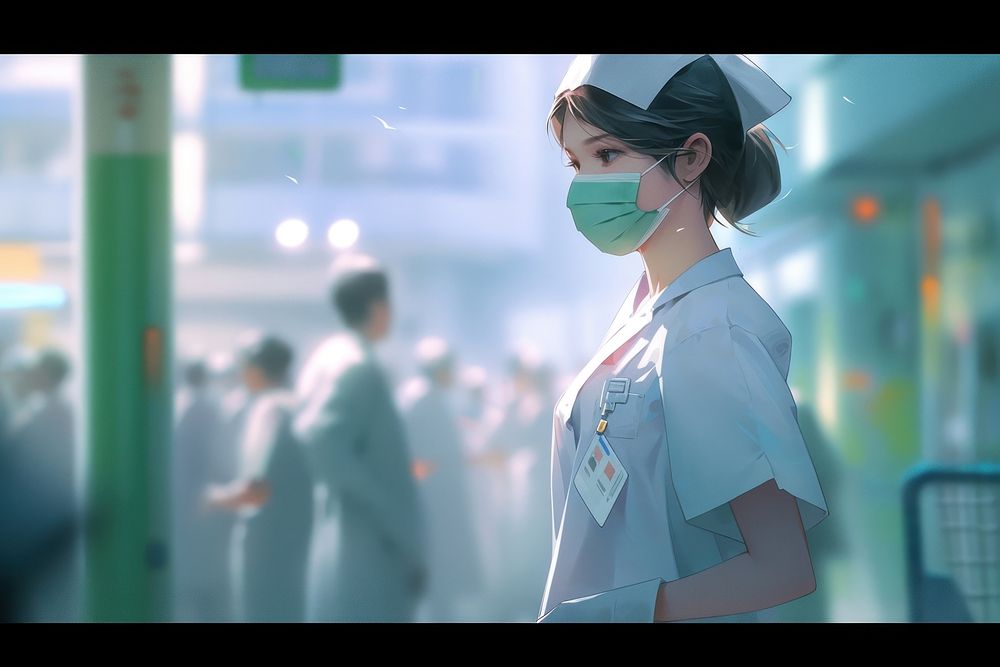 Covid19 architecture hospital adult. AI | Free Photo Illustration ...