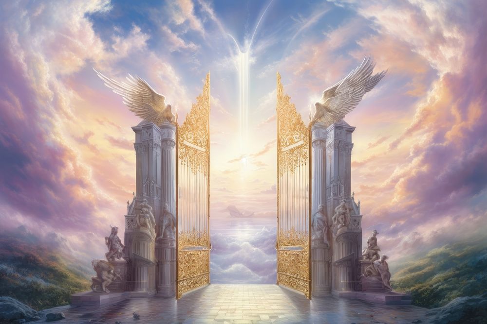 Outdoors nature angel gate | Free Photo - rawpixel