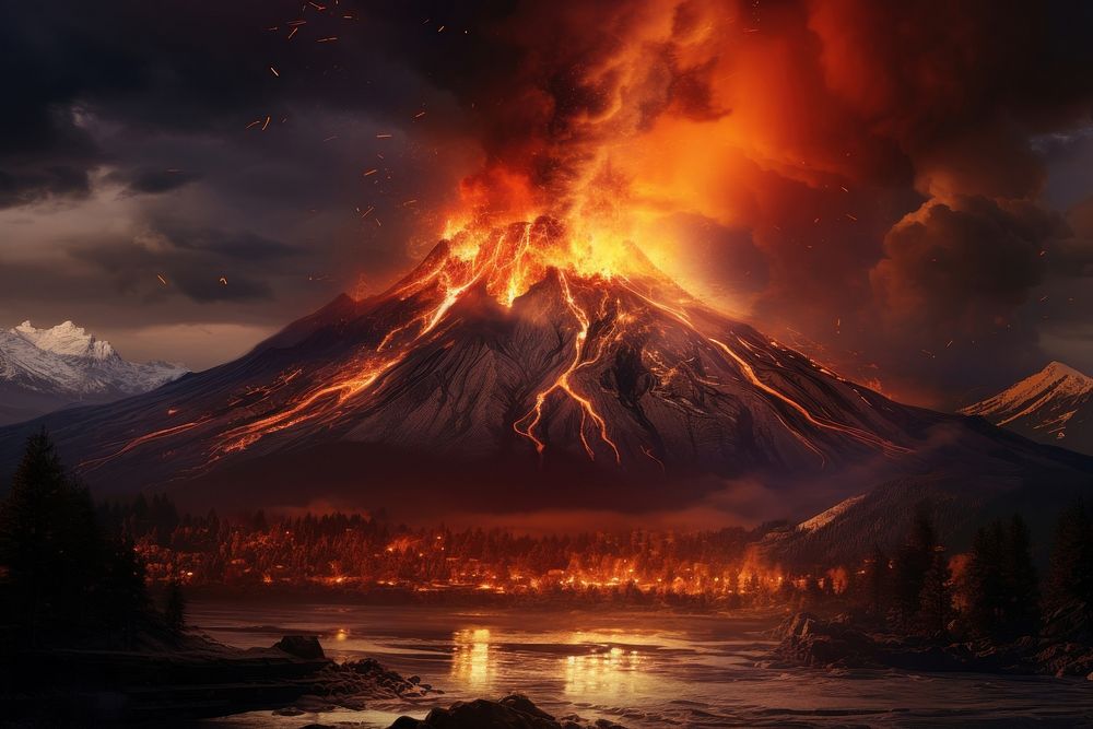 Volcano aftermath mountain outdoors nature | Premium Photo - rawpixel