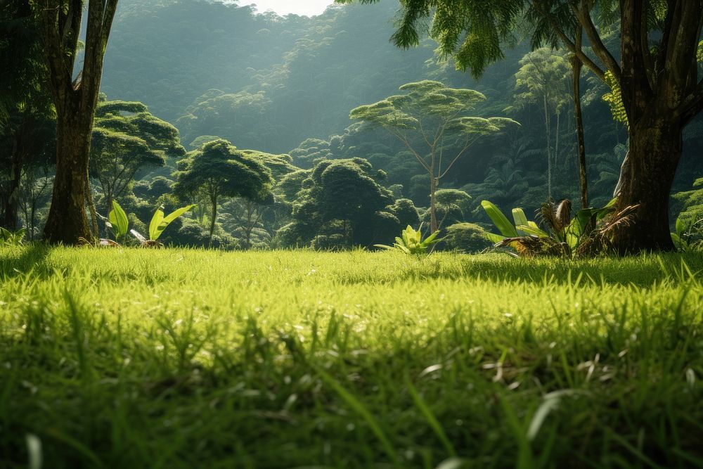Jungle forest grass field. | Premium Photo - rawpixel