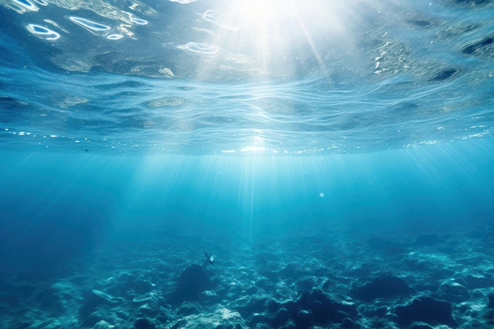 Empty ocean underwater backgrounds swimming. | Free Photo - rawpixel