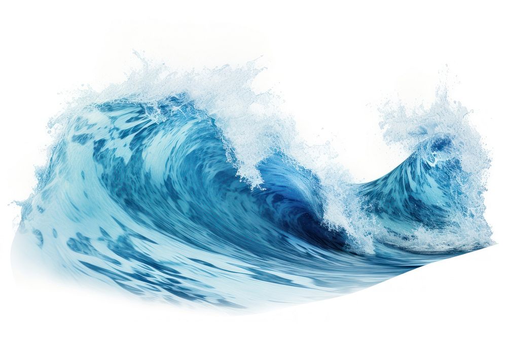 Ocean nature sea white background. | Free Photo Illustration - rawpixel