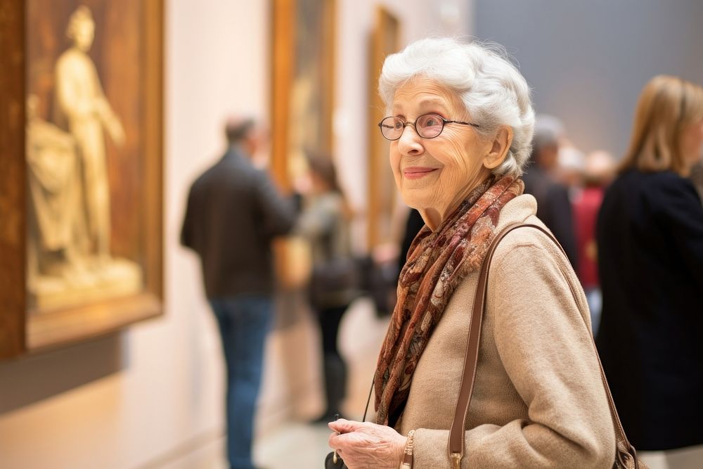 Museum female adult architecture. AI | Free Photo - rawpixel