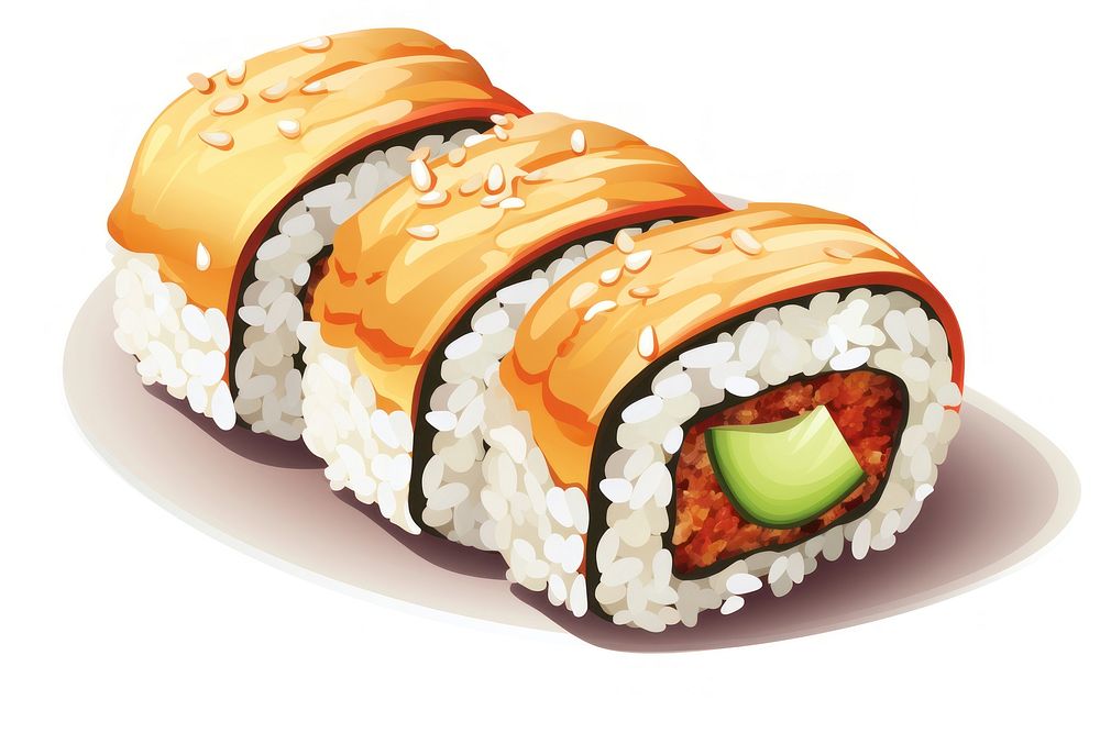 Unagi Eel sushi food rice | Free Photo Illustration - rawpixel