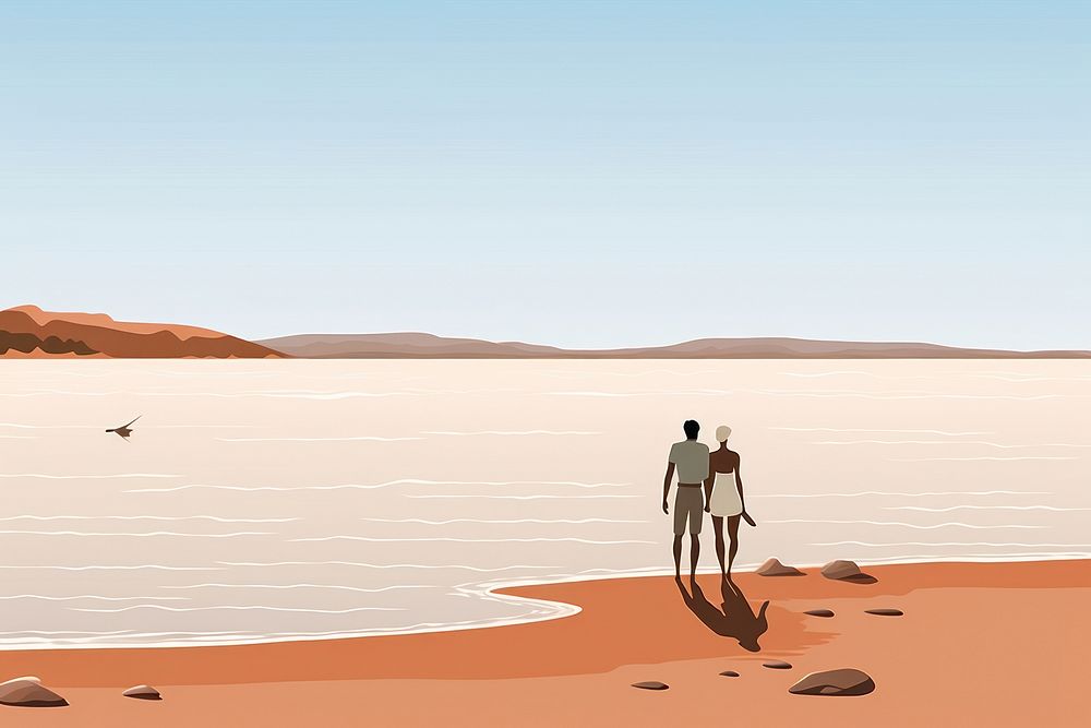 Tranquility silhouette landscape adventure. AI | Free Photo ...