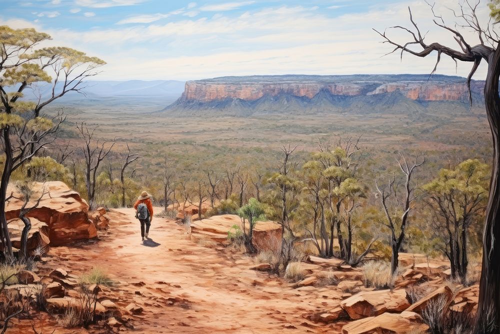 Wilderness adventure outdoors walking. AI | Free Photo Illustration ...