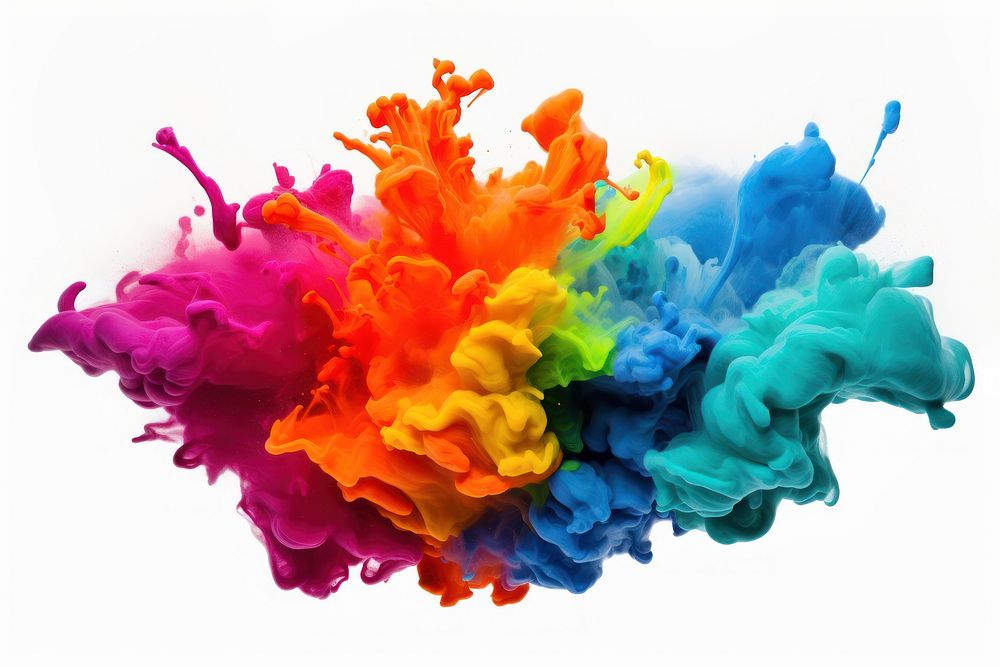 Color splash white background creativity | Free Photo - rawpixel