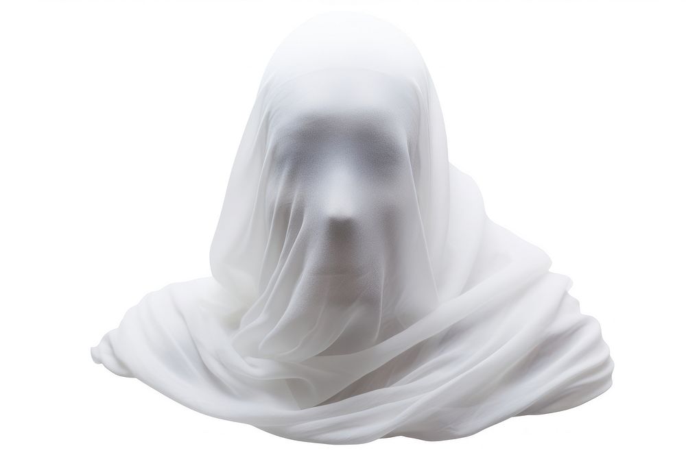 Creepy white adult veil. | Free Photo - rawpixel