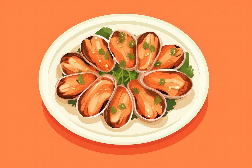 Steamed shell food dish vegetable. | Premium Photo Illustration - rawpixel
