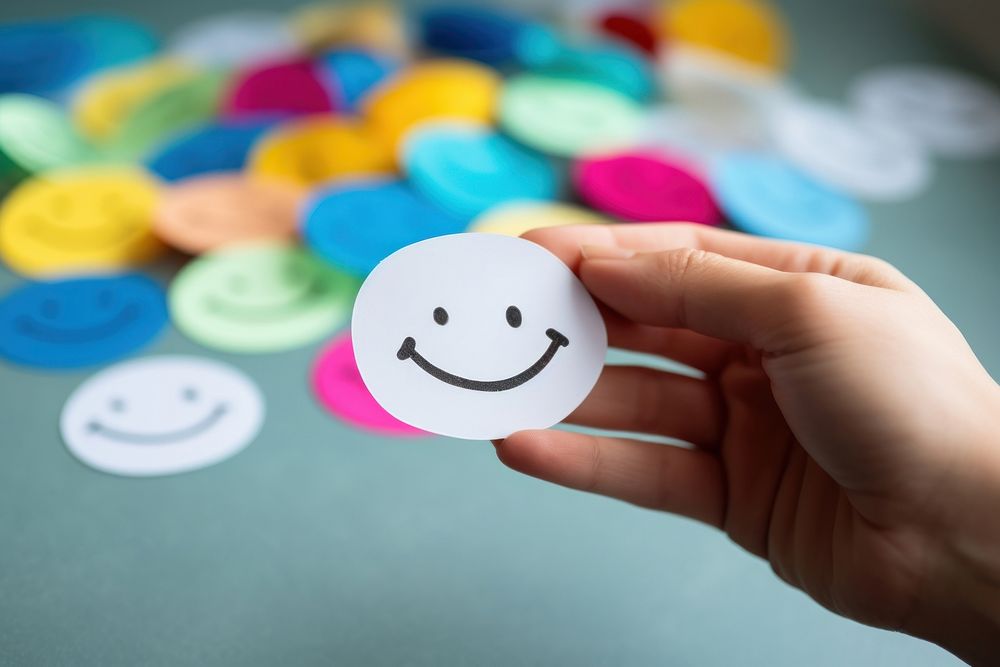 Happy smile face number hand | Free Photo - rawpixel