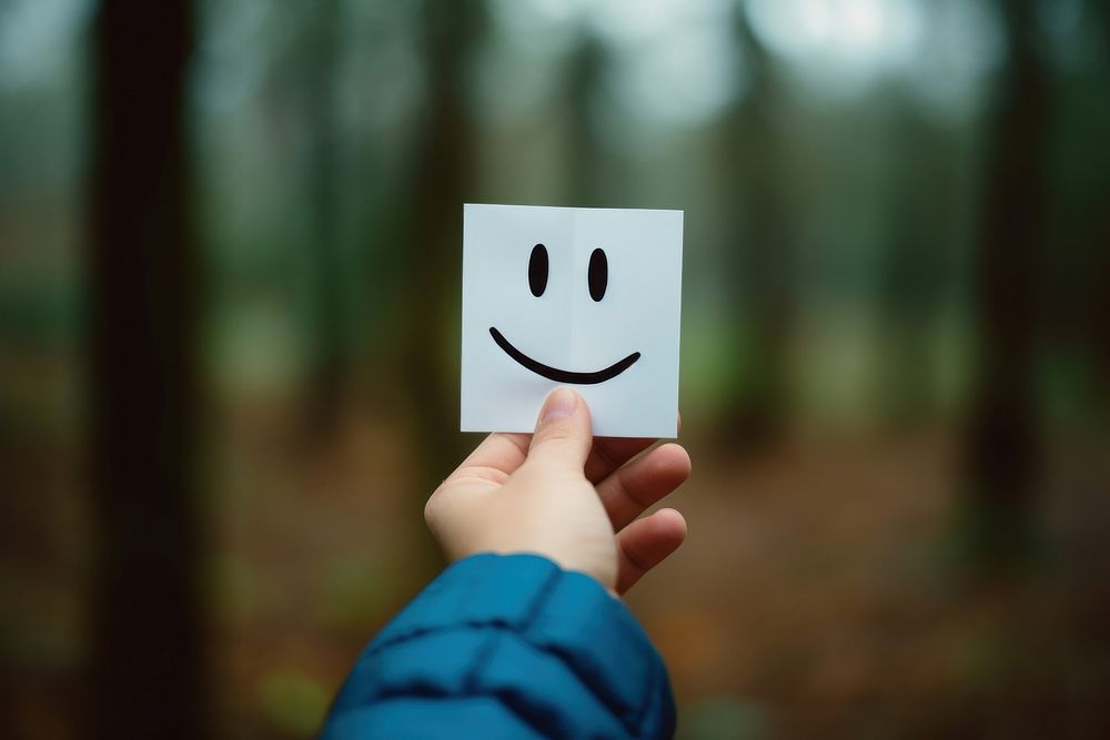 Paper cut smile face hand | Free Photo - rawpixel