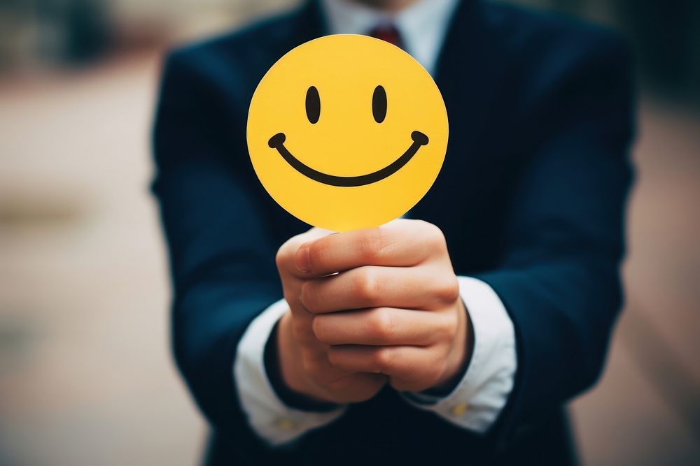 Happy smile face hand holding | Premium Photo - rawpixel