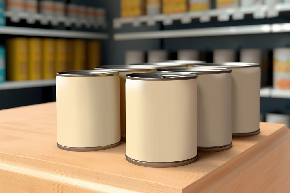 Food refreshment container aluminium. AI | Premium Photo Illustration ...