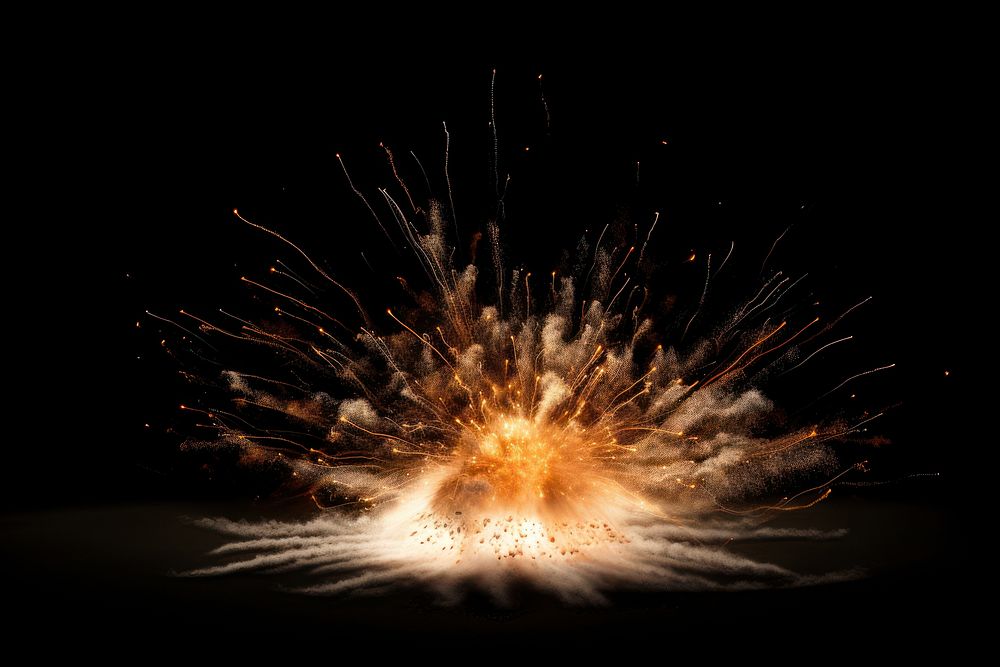 Explosion fireworks sparks night. AI | Free Photo - rawpixel