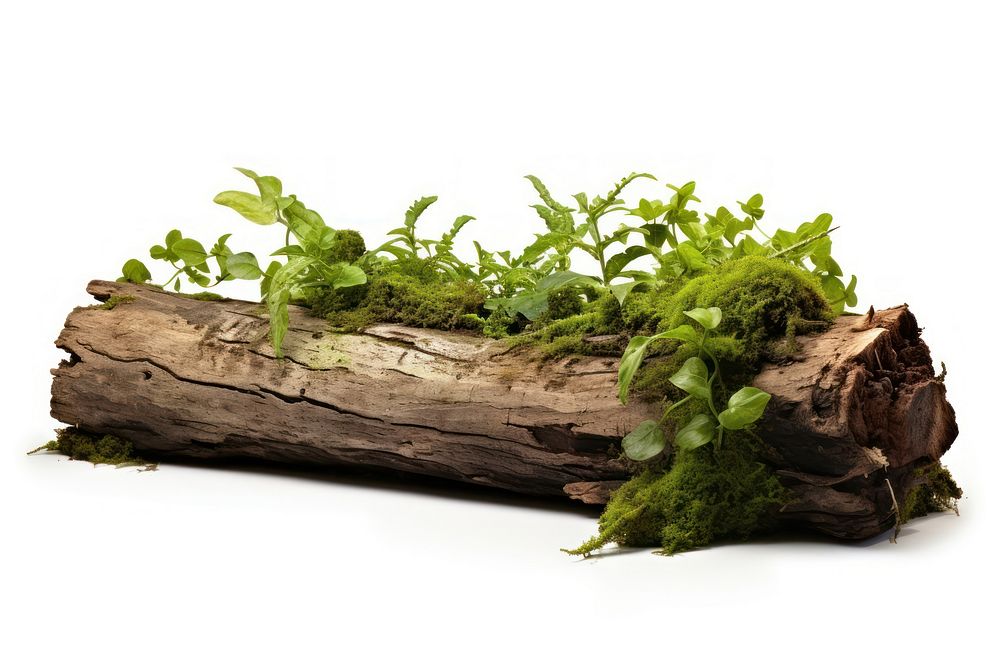 Fallen log plant herbs leaf. | Free Photo - rawpixel