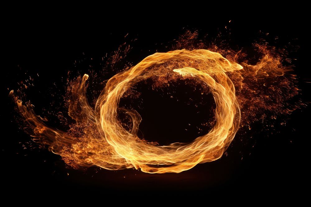 Fire moving black background illuminated | Free Photo - rawpixel