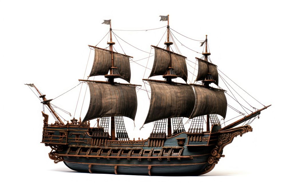 Pirate ship watercraft sailboat vehicle. | Premium Photo - rawpixel