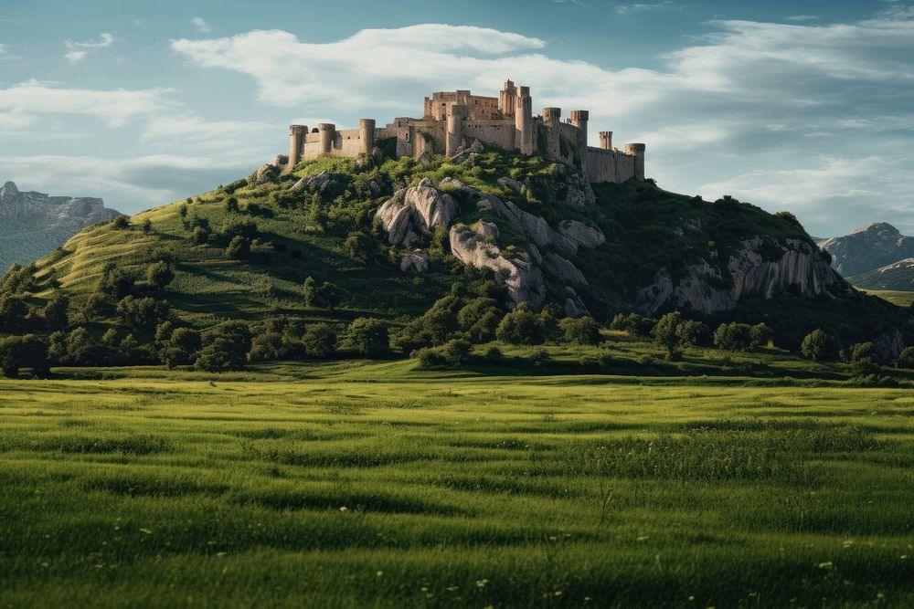 Medieval castle architecture building grass. | Free Photo - rawpixel