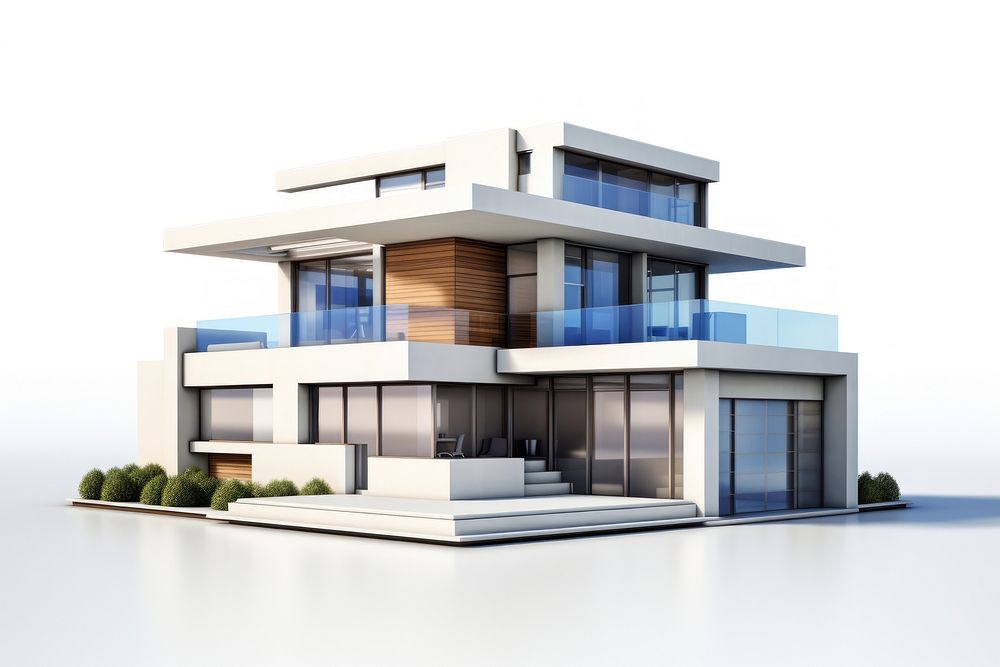 Modern house architecture building white | Premium Photo - rawpixel