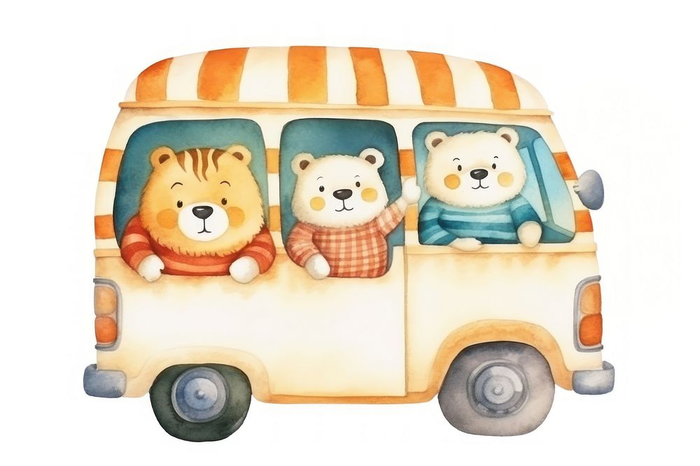 Driving van car vehicle mammal | Free Photo Illustration - rawpixel