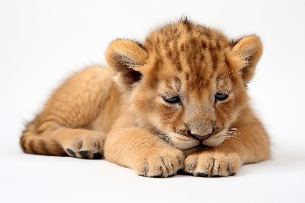 Baby lion wildlife mammal animal. | Free Photo - rawpixel